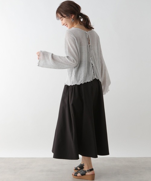 LEPSIM（レプシィム）の「12ゲージ2WAYラメプルオーバー 114625（ニット/セーター）」 - WEAR