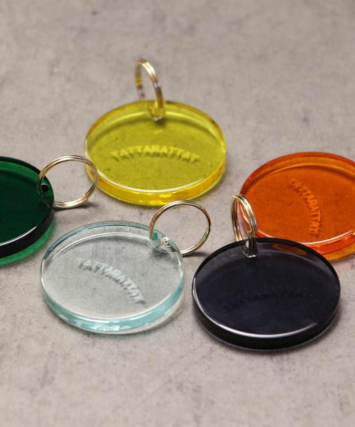 HIGHTIDE（ハイタイド）の「Ulysses Key Holder Set ユリシーズキーホルダーセット クリア キーリング カラビナ ...