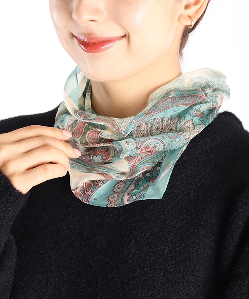 日本製 KINUWA 横浜シルク リングスカーフ（バンダナ/スカーフ）｜KINUWA（キヌワ）のファッション通販 - ZOZOTOWN