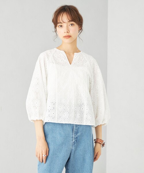 EMMEL REFINES（エメルリファインズ）の「＜EMMEL REFINES＞EM カットワークレース プルオーバー（シャツ/ブラウス ...