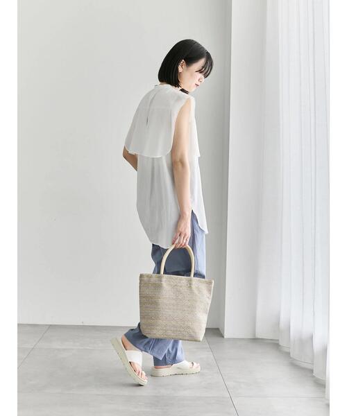 Samansa Mos2 blue（サマンサモスモスブルー）の「ケープブラウス（シャツ/ブラウス）」 - WEAR