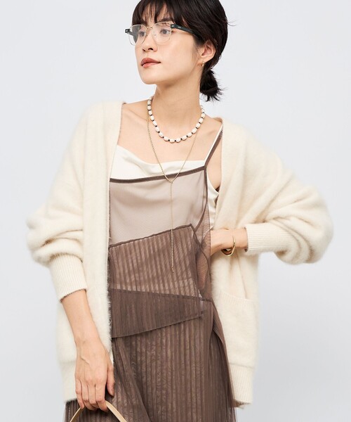 セール】ウォッシャブルチュールキャミワンピース（ワンピース）｜Rie