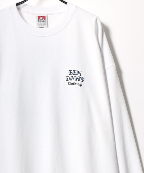 BEN DAVIS（ベンデイビス）の「BEN DAVIS/ベンデイビス GOOD LUCK BRUSHED L/S TEE/オーバーサイズ ...