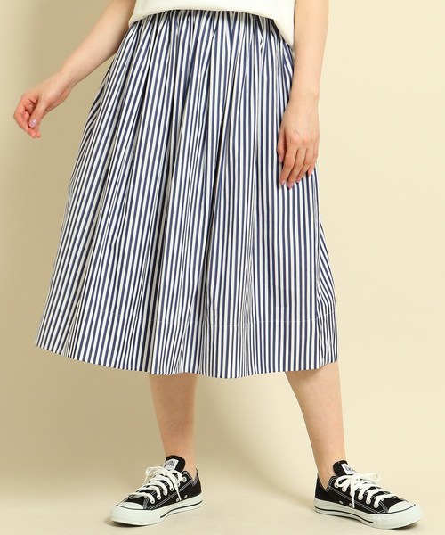 Neil（ニール）の「 Nell（ネル）ストライプスカート（スカート）」 - WEAR