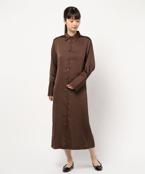 AMERI（アメリ）の「BACK TUCK SHIRT DRESS（ワンピース）」 - WEAR