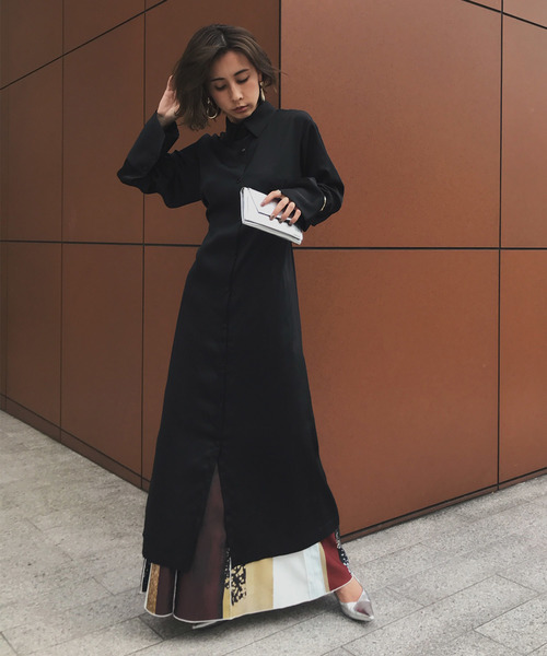 AMERI（アメリ）の「BACK TUCK SHIRT DRESS（ワンピース）」 - WEAR