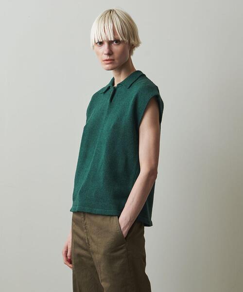 Steven Alan（スティーブンアラン）の「＜Steven Alan＞SILK COTTON 1BUTTON KNIT PULLOVER ...