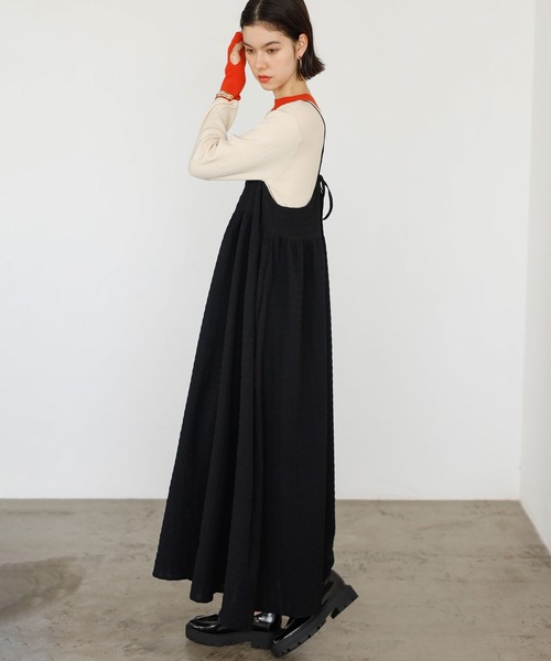 GeeRA（ジーラ）の「ぽこぽこエンボス素材キャミワンピース（ワンピース）」 - WEAR