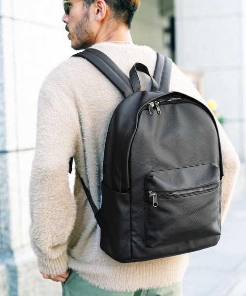 【セール】PUシボレザー デイパック（バックパック/リュック）｜roshell（ロシェル）のファッション通販 - ZOZOTOWN