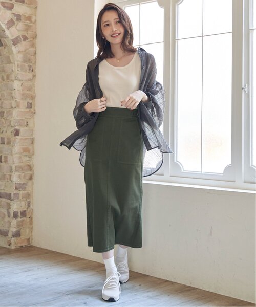 ikka（イッカ）の「【雑誌InRed web10月号掲載】ストレッチIラインスカート（スカート）」 - WEAR