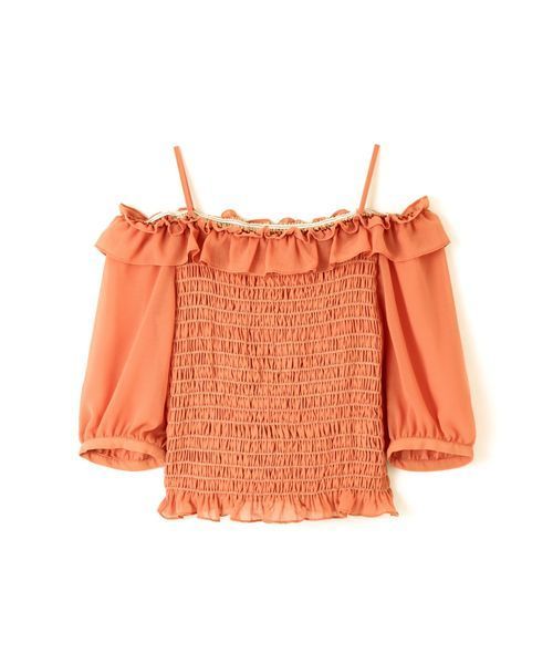 JILL by JILLSTUART（ジルバイジルスチュアート）の「SHIRRING RUFFLE（シャツ/ブラウス）」 - WEAR