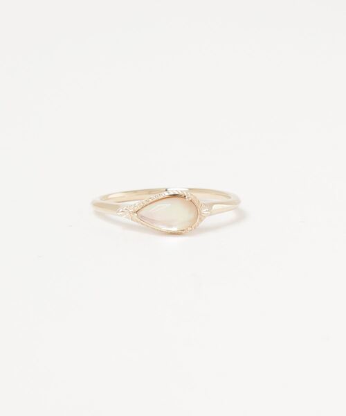 agete（アガット）の「K10シェル／クォーツリング（リング）」 - WEAR