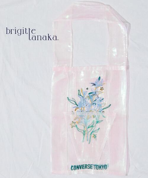【BRIGITTE TANAKA】FLOWER EMBROIDERED AURORA TOTE BAG（トートバッグ）｜CONVERSE ...