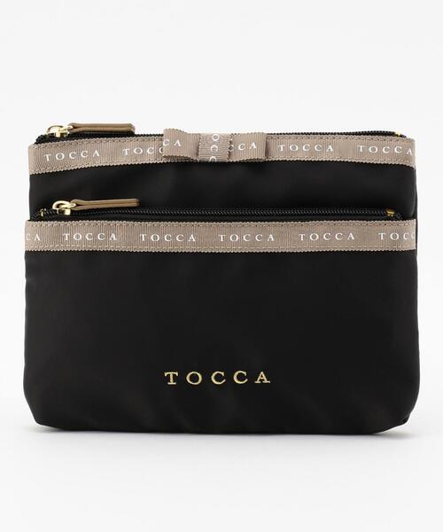 TOCCA（トッカ）の「LOGO RIBBON POUCH ポーチ（ポーチ）」 - WEAR