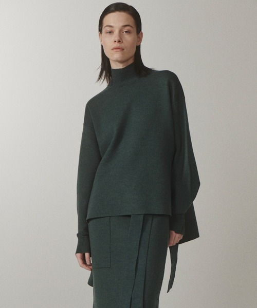 LE CIEL BLEU（ルシェルブルー）の「ウールスムーストップ / Wool Smooth Top（ニット/セーター）」 - WEAR