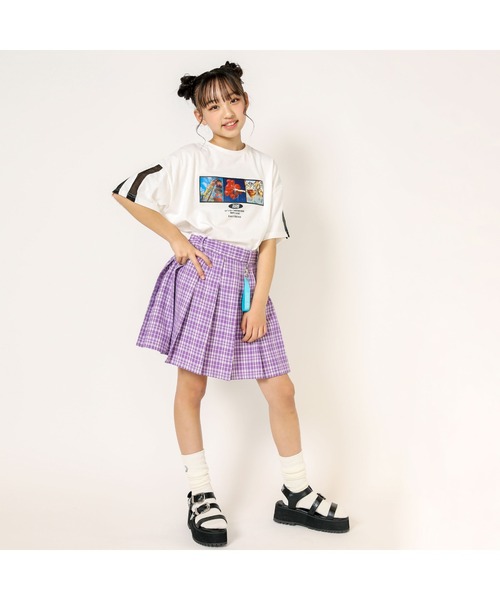 ZIDDY（ジディ）の「ZIDDY/チェックプリーツスカパン(130~160cm)（スカート）」 - WEAR