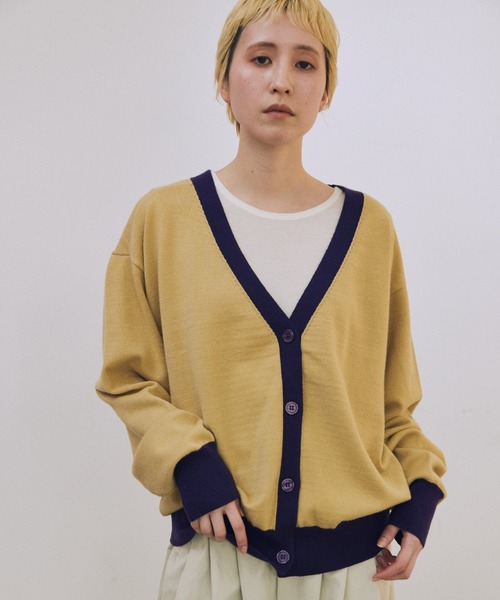 Bicolor Knit Cardigan（カーディガン/ボレロ）｜lit（リット）のファッション通販 - ZOZOTOWN