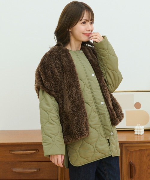 ParAvion（パラビオン）の「キルトファーベストコート（その他アウター）」 - WEAR