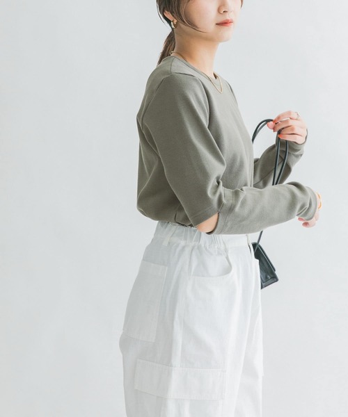 KBF（ケイビーエフ）の「エルボースリットカットソー（Tシャツ/カットソー）」 - WEAR