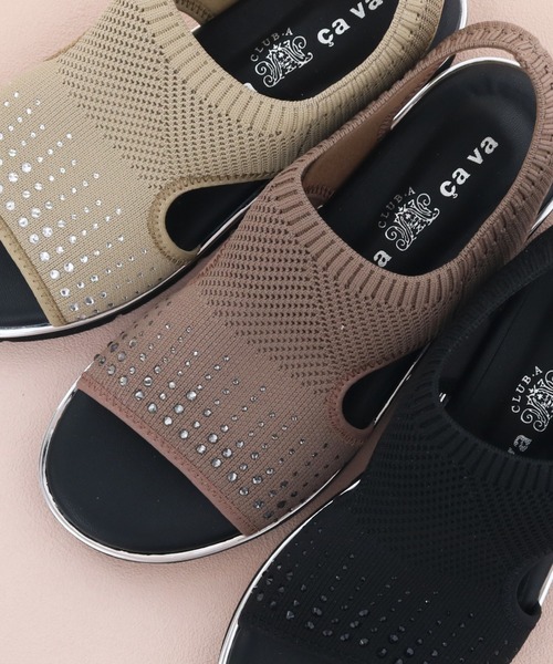 cava cava（サヴァサヴァ）の「ニットサンダル 1320547（サンダル）」 - WEAR