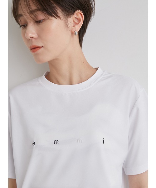 emmi（エミ）の「【emmi yoga】emmiロゴT和紙シャツ（Tシャツ/カットソー）」 - WEAR