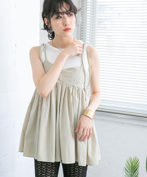 KBF（ケイビーエフ）の「ボリュームギャザービスチェ（その他トップス）」 - WEAR