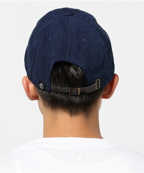 CABALLERO（キャバレロ）の「CABALLERO SHORT VISOR CAP VERIN INDIGO STRIPE PIQUE ...