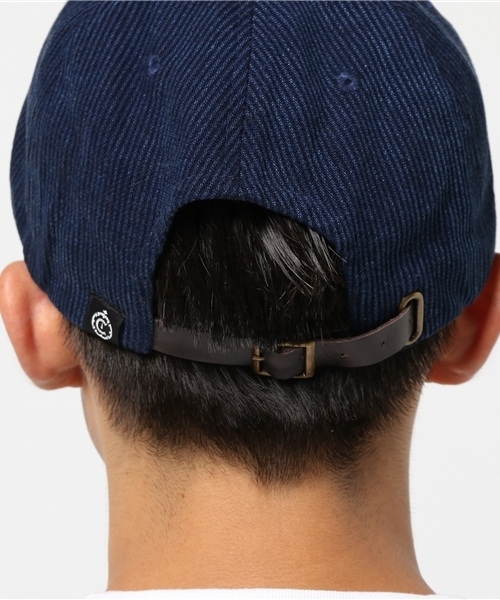 CABALLERO（キャバレロ）の「CABALLERO SHORT VISOR CAP VERIN INDIGO STRIPE PIQUE ...