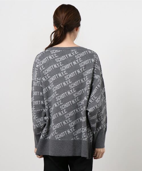 UNCUT BOUND The Standard（アンカットバウンドザスタンダード）の「【Schott×RUMBLE RED】コラボ ジャガードニット（ニット/セーター）」 - WEAR