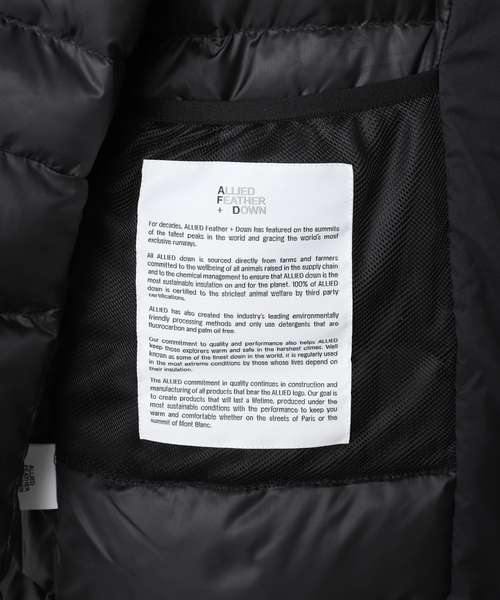 ALLIED FEATHER+DOWN（アライドフェザーダウン）の「【ALLIED DOWN / アライドダウン】e-cocoon down jacket（ダウンジャケット/コート）」 - WEAR