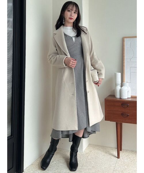 dazzlin（ダズリン）の「ウエストシェイプロングジャケットコート