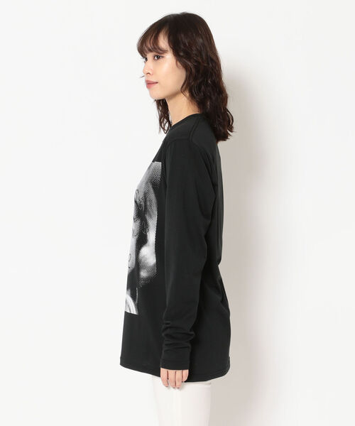 maxsix（マックスシックス）の「ONEMADE（ワンメイド）スワロモンロー ロンT black（Tシャツ/カットソー）」 - WEAR