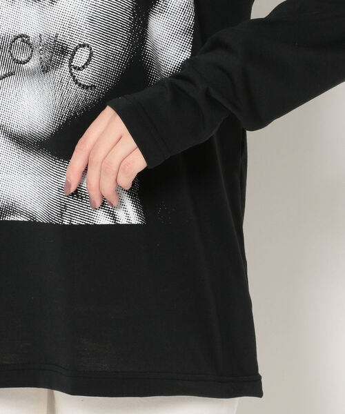 maxsix（マックスシックス）の「ONEMADE（ワンメイド）スワロモンロー ロンT black（Tシャツ/カットソー）」 - WEAR