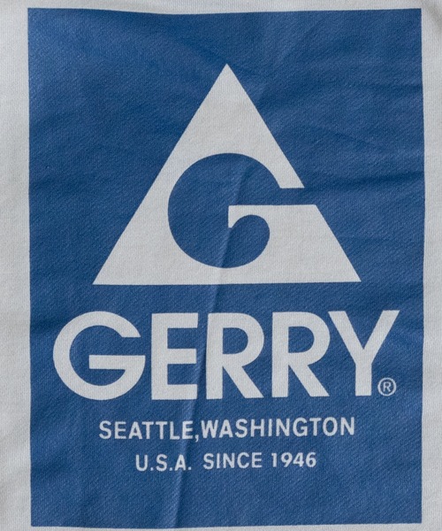 GERRY（ジェリー）の「【ag】〔GERRY/ジェリー〕 裏毛 フロントロゴ刺繍 バックロゴプリント クルーネックスウェット（スウェット ...