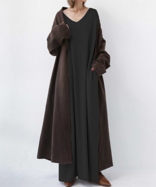 SETUP7（セットアップセブン）の「【SETUP7】Vネックフレアワンピース SCCH329（ワンピース）」 - WEAR