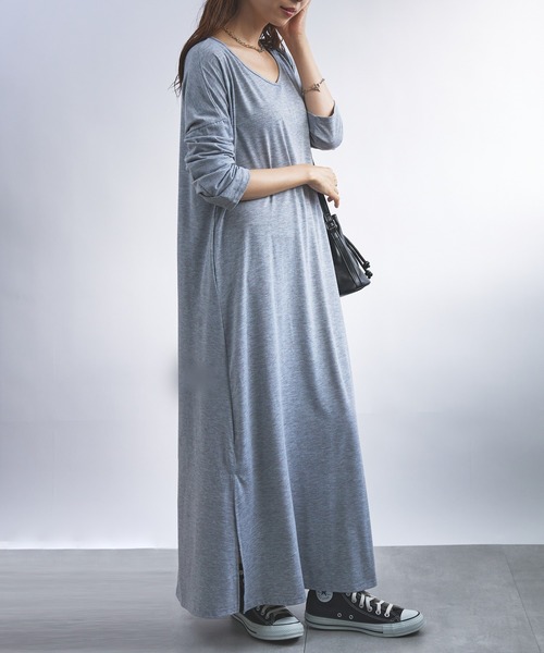 SETUP7（セットアップセブン）の「【SETUP7】Vネックフレアワンピース SCCH329（ワンピース）」 - WEAR