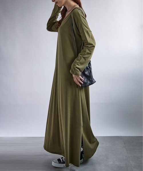 SETUP7（セットアップセブン）の「【SETUP7】Vネックフレアワンピース SCCH329（ワンピース）」 - WEAR