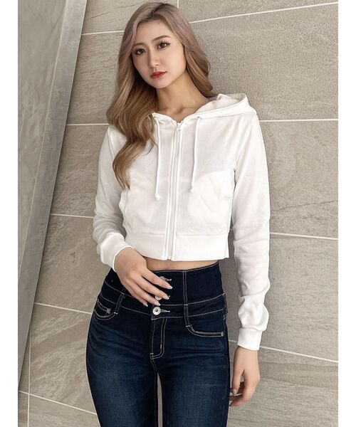 GYDA（ジェイダ）の「BASICショートパーカー（パーカー）」 - WEAR