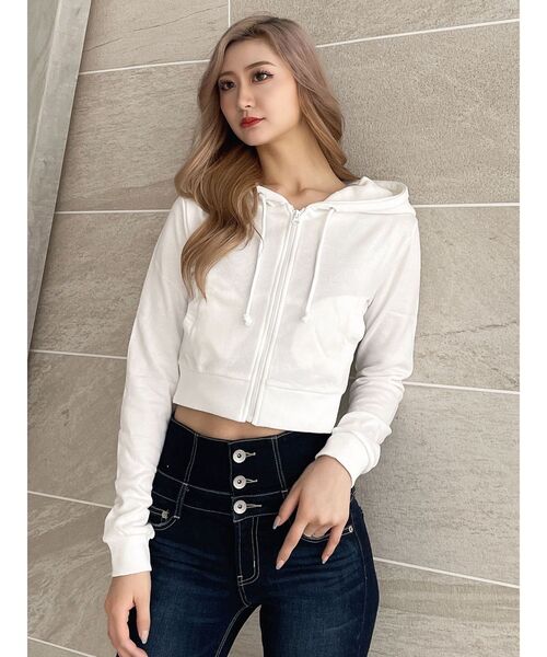 GYDA（ジェイダ）の「BASICショートパーカー（パーカー）」 - WEAR