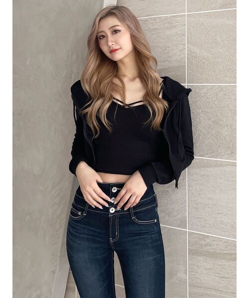 GYDA（ジェイダ）の「BASICショートパーカー（パーカー）」 - WEAR