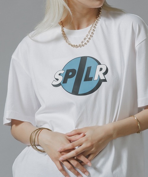 SPLR（エス・ピー・エル・アール）の「SPLR/エスピーエルアール Contrast Circle Tee Tシャツ（Tシャツ/カットソー ...