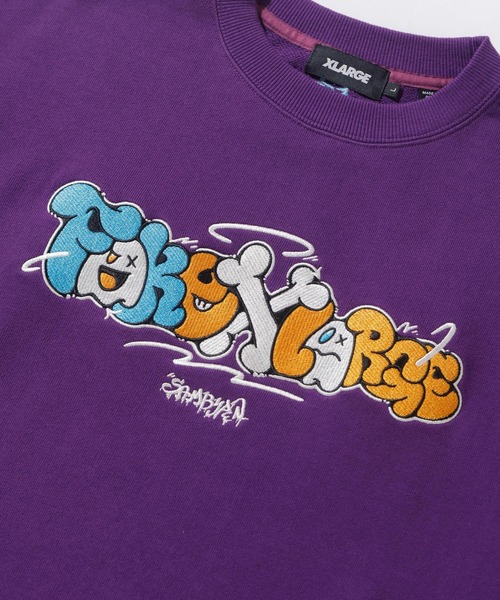 XLARGE（エクストララージ）の「XLARGE × SAM BY PEN CREWNECK SWEAT（スウェット）」 - WEAR