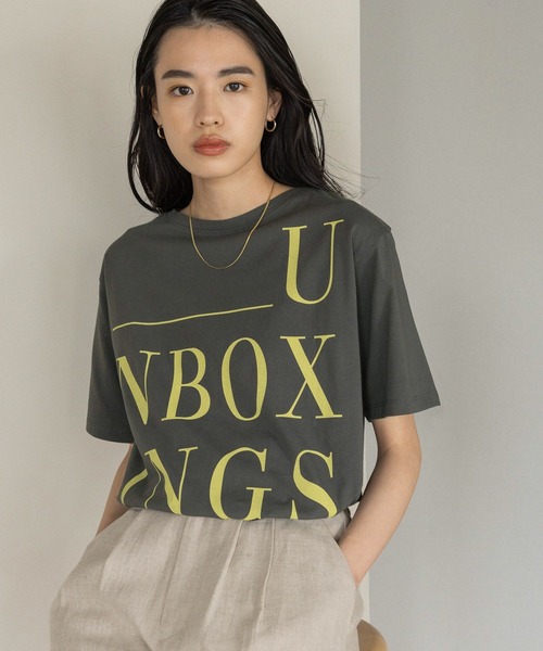 eL（エル）の「【eL】2way Logo TEE/192203（Tシャツ/カットソー）」 - WEAR