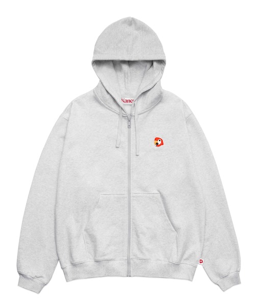 Kanco（カンコ）の「【Kanco】LOGO ZIP UP HOODIE / カンコ パロット ワンポイント ロゴ ジップアップ フーディー ...