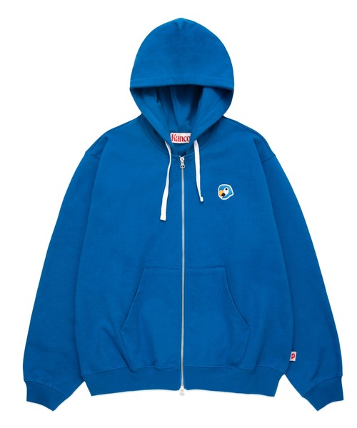 Kanco（カンコ）の「【Kanco】LOGO ZIP UP HOODIE / カンコ パロット ワンポイント ロゴ ジップアップ フーディー ...