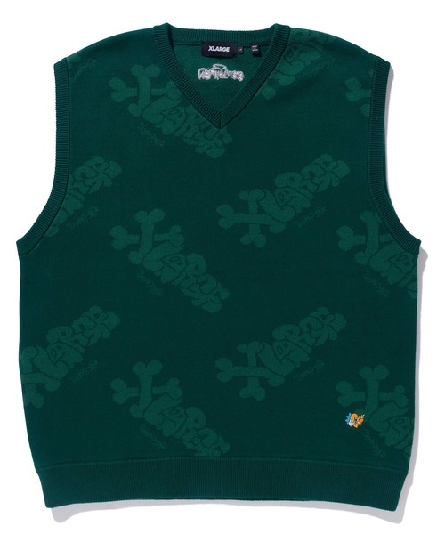 XLARGE（エクストララージ）の「XLARGE × SAM BY PEN KNIT VEST（ベスト）」 - WEAR