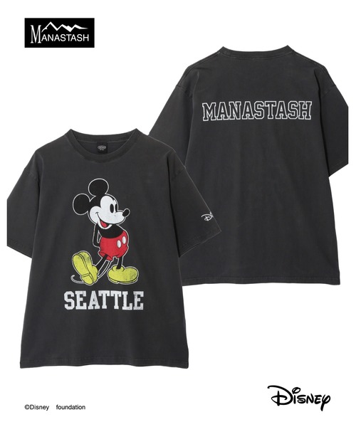 MANASTASH/マナスタッシュ MICKEY TEE SEATTLE ミッキーTEEシアトル（Tシャツ/カットソー）｜MANASTASH ...