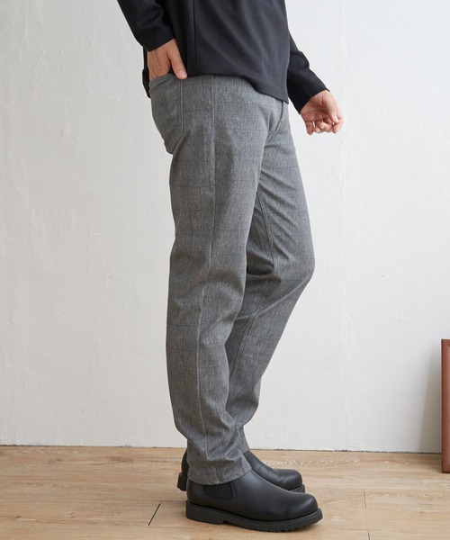 ikka（イッカ）の「GOKU楽 EASY STRETCH イージーストレッチ チェック5Pパンツ（その他パンツ）」 - WEAR