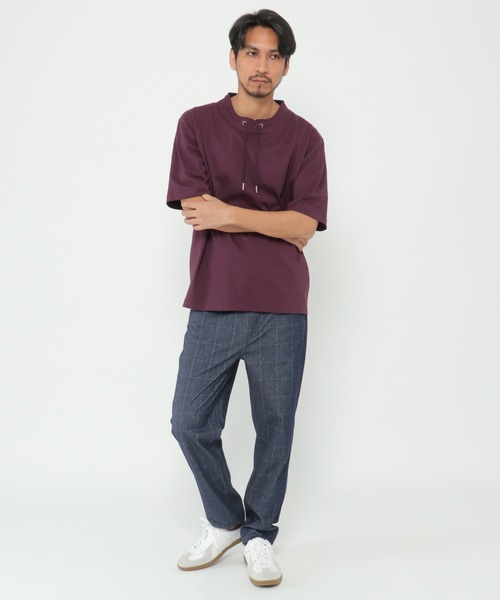 ikka（イッカ）の「GOKU楽 EASY STRETCH イージーストレッチ チェック5Pパンツ（その他パンツ）」 - WEAR