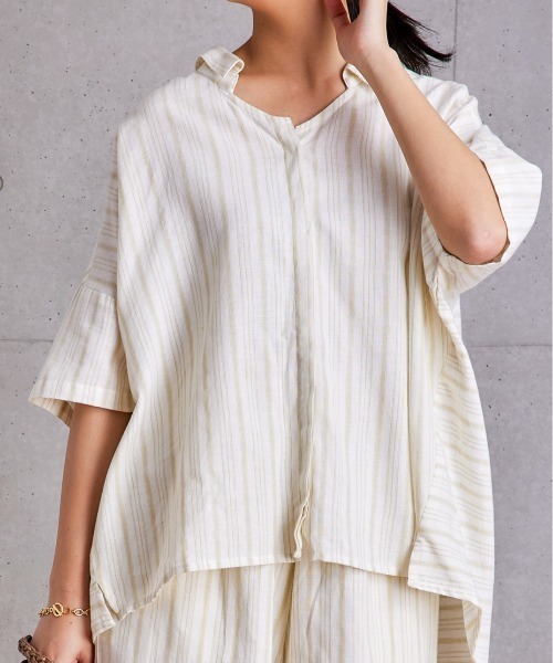 Fanaka（ファナカ）の「ストライプブラウス（シャツ/ブラウス）」 - WEAR